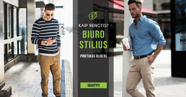 Darbo apranga arba biuro stilius vyrams. | Pirktukas™