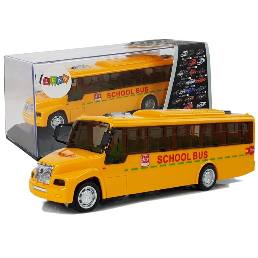 Mokyklinis autobusas su šviesomis - 6903 | Pirktukas™