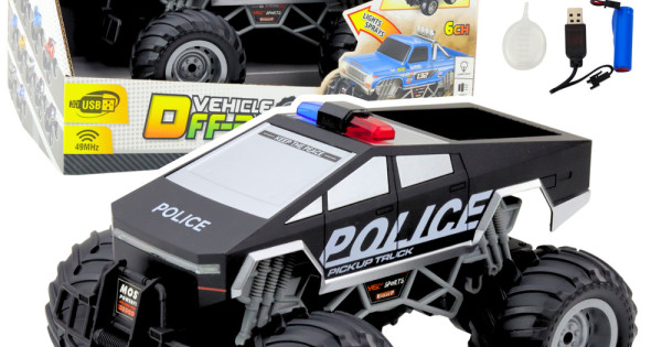 Remote-controlled police SUV - 22690