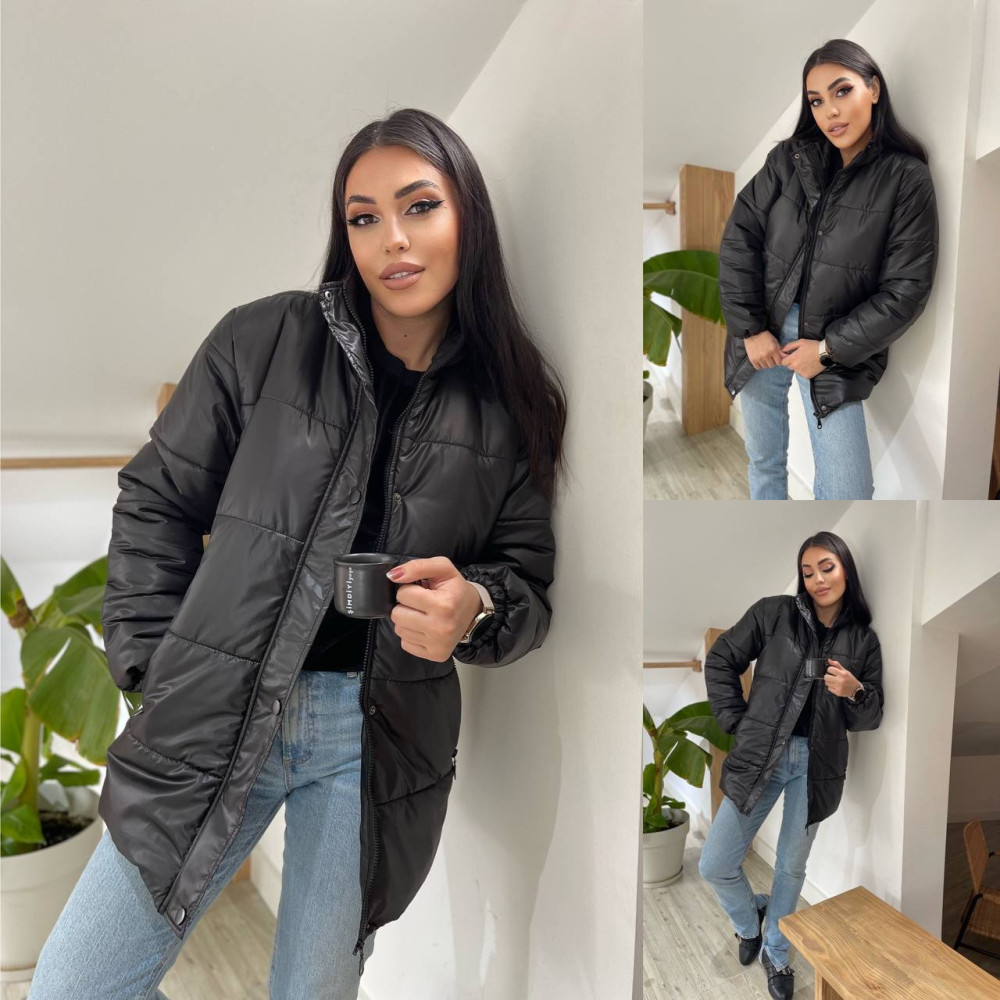 Stilinga moteriška juoda striukė Gebor | Pirktukas™