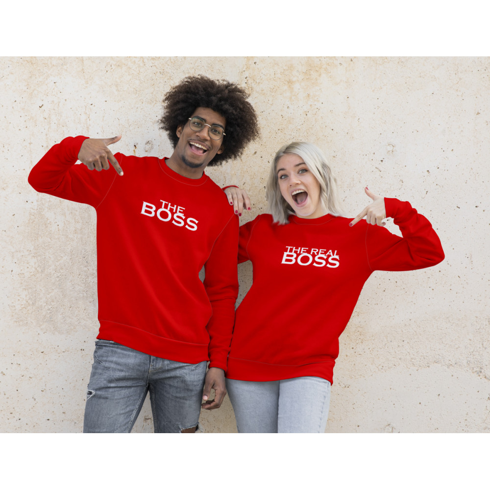 Red jumper The real boss | Pirktukas™